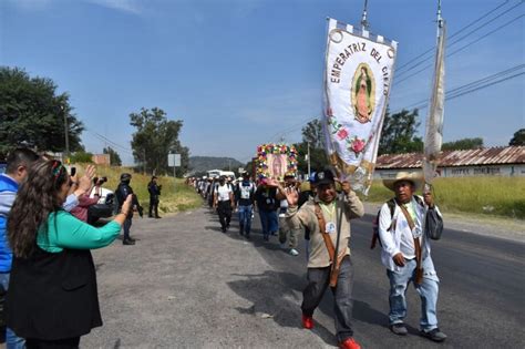 Peregrinos de Acámbaro salen rumbo a la Basílica de Guadalupe años de