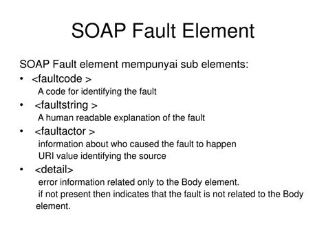 Soap Fault Occurs In Which Part Of Soap Message At Gemma Nock Blog