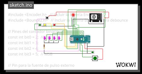 Arduino Binary Counter Copy Wokwi Esp32 Stm32 Arduino Simulator