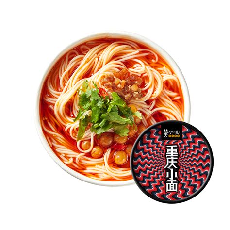 莫小仙重庆小面酸辣粉桶装方便面泡面整箱批发正宗旗舰店速食食品 虎窝淘