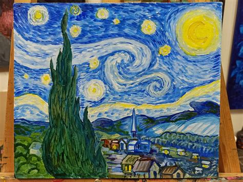 Ван гог звездная ночь раскраска (Много фото) - drawpics.ru