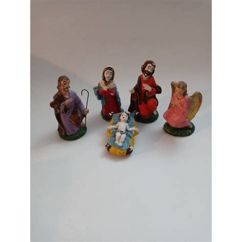 Nobrand Holiday Vintage Christmas Nativity Pc Chalk Set Mary