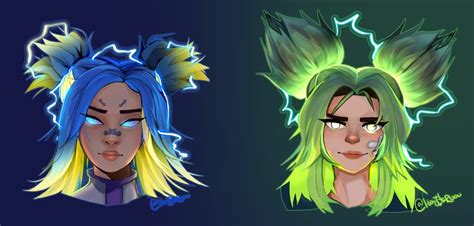 Zeri And Neon League Of Legends And More Drawn By Heyitsruuuu Danbooru