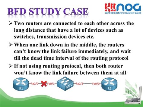 Bidirectional Forwarding Detection Bfd Ppt