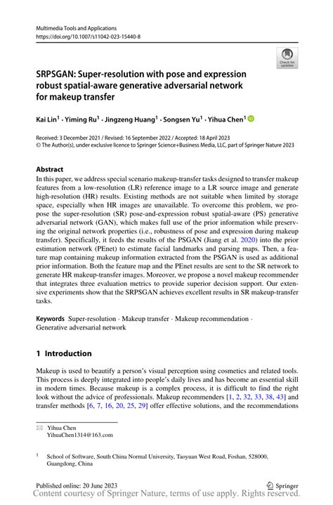 Srpsgan Super Resolution With Pose And Expression Robust Spatial Aware