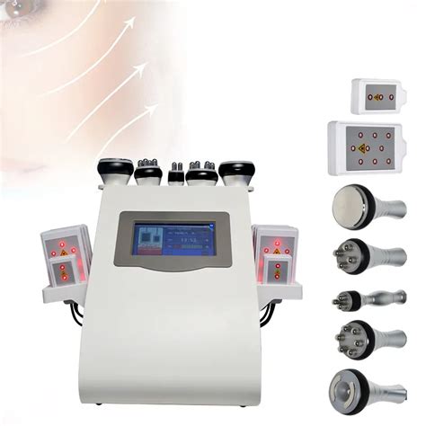 Portable 6 In 1 Vacuum 40k Cavitation Rf 8 Lipo Laser Body Slimming