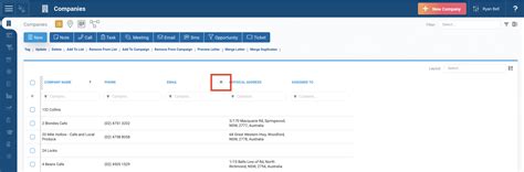 Setting Up Grid Layouts General Help The Crm Crm Australia