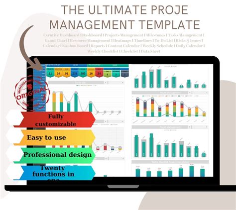 The Ultimate Project Management Template Projects Management I Milestones I Tasks Management I