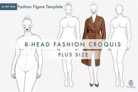 Male Croquis For Fashion Illustration 9 Head Fashion Figure Template