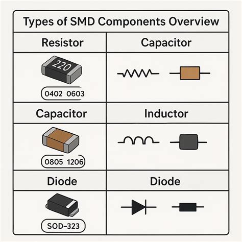 Smd Components Guide Types Markings Codes And Applications