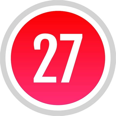 Premium Vector Gradient Round Number Icons