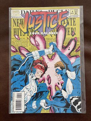 Justice Four Balance 4 Mini 1994 Marvel Comics High Grade Ebay