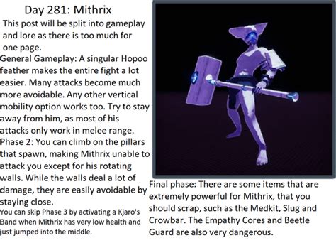 Posting Random Facts About Everything In Ror2 Day 281 Final Boss R