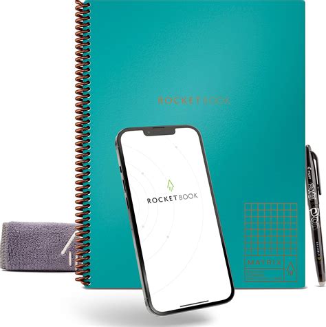 Rocketbook Matrix Smart Reusable Graph Notebook Eco