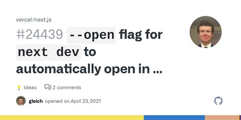 Open Flag For Next Dev To Automatically Open In A Browser