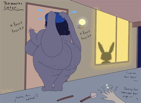 Rule 34 Ass Big Ass Breasts Chubby Female Locked Out Mama Rabbit