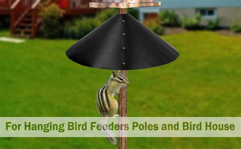Protoiya 18 Inch Squirrel Baffle Wrap Around Proof Baffles Durable Plastic Bird