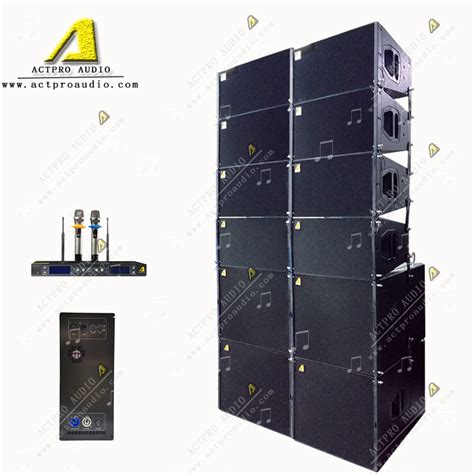 q1 double 10 inch line array speaker