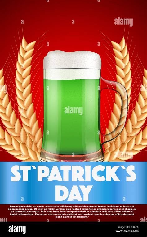 Saint Patricks Day Invitation Stock Vector Image And Art Alamy