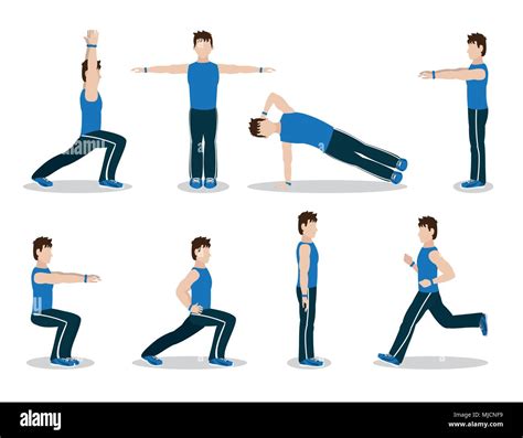 Healthy Habits Exercise Stock Vector Image And Art Alamy