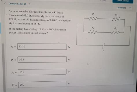 Solved Check Answer Attempt R₂ A Chegg com