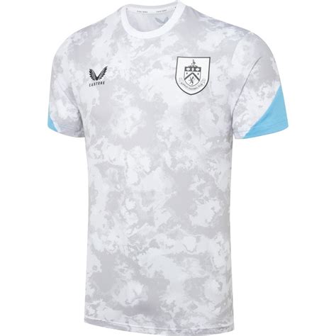 BURNLEY FC ADULT MATCHDAY T SHIRT WHITE 2024 25 Training From Burnley