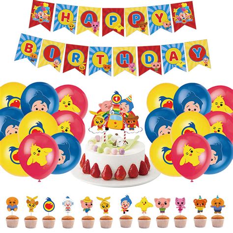 Plim Plim Cartoon Themed Birthday Party Decorations Plim Plim Plush
