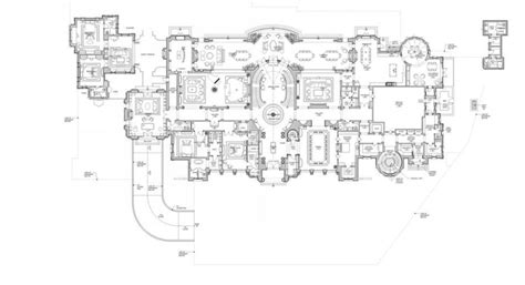 Floor Plans To James Mega Mansion Design Homes Of The Rich