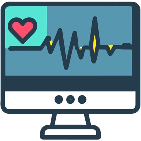 Premium Vector Pulse Icon Colored Outline