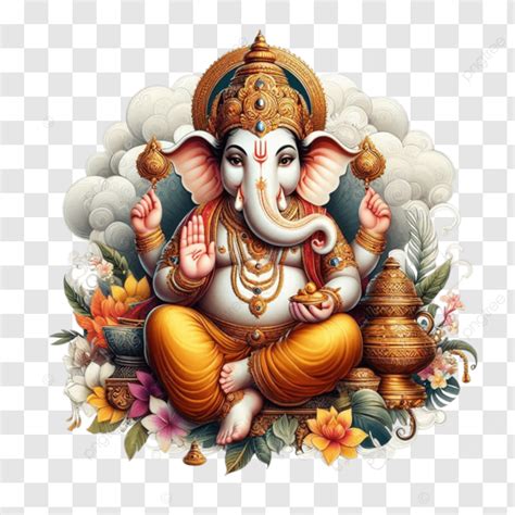 투명 배경에 3d 경건한 Ganesh Chaturthi 축하 투명 배경에 3d 경건한 Ganesh Chaturthi 축하 3