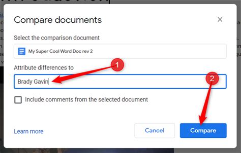 How To Compare Documents In Google Docs