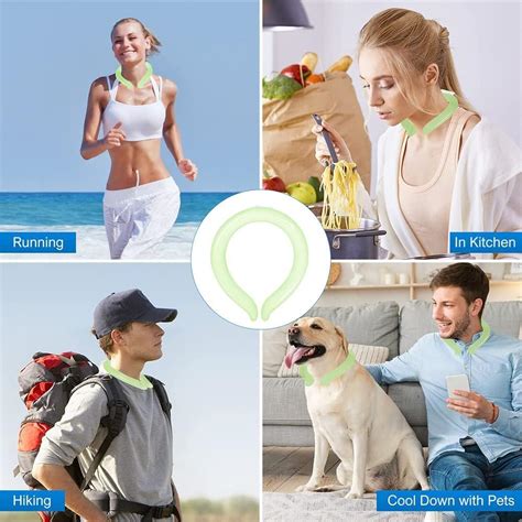 Yuerdream Naked Cooling Hose Ring Reusable C Cooling Neck Wrap