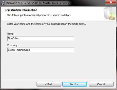 SQL Server Master Data Services Installation And Database Creation