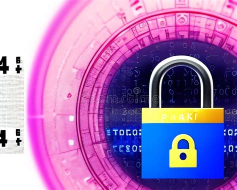 Padlock Computer Security Concept Stock Illustration Illustration Of Engineer Internet 274743452