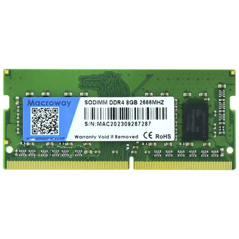 Memória Ram Para Notebook Macroway Ddr4 8gb 2666mhz No Paraguai Visão Vip Informática