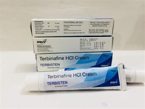 Terbisten Terbinafine HCL Cream Packaging Type Tube At 49 Piece In Chandigarh