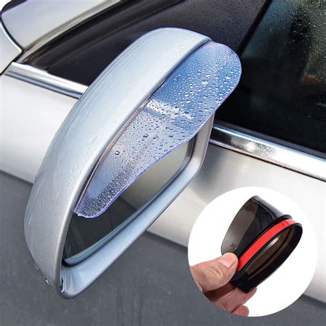 Universal Flexible Pvc Car Accessories Rearview Mirror Rain Shade