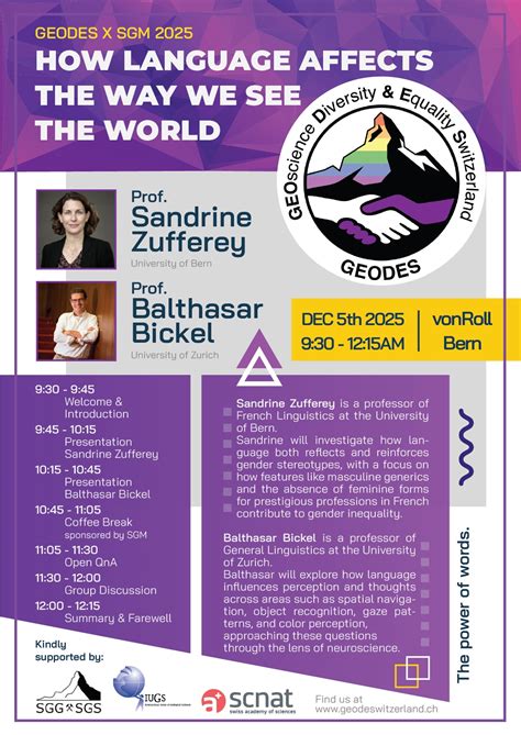 Geodes Workshop Swiss Geoscience Meeting 2025