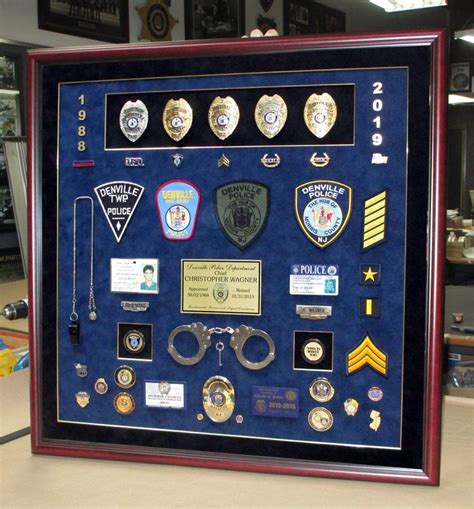 Shadow Box Frame Police