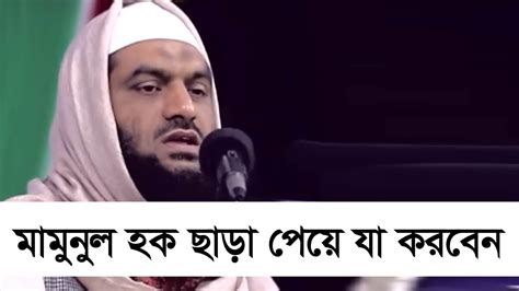 New Bangla Waz 2023 Allama Mamunul Haque মামুনুল হক ছাড়া পেয়েছেন