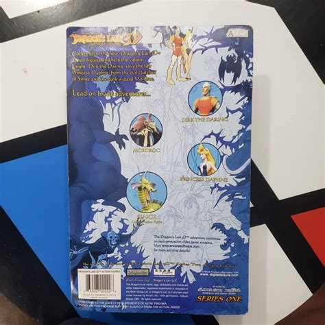 Dragons Lair 3d Princess Daphne With Fire Drake Series 1 Dragonstone A