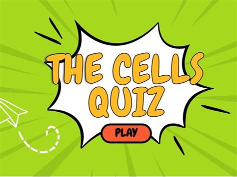 Year 7 Cells Quiz Teaching Resources