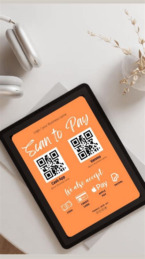 Scan To Pay Scan To Pay Template Qr Code Template Scan To Pay Sign Scan And Pay Signs Artofit