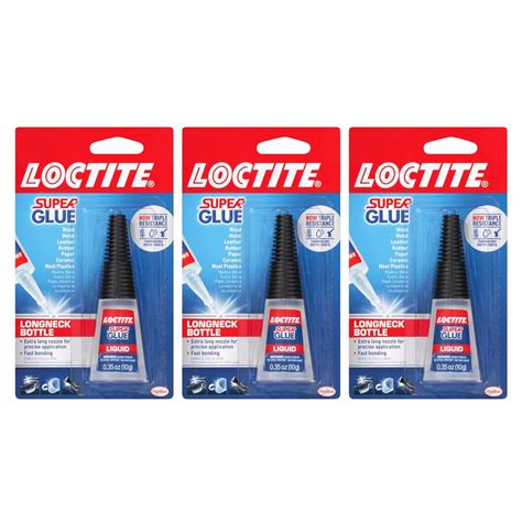 Loctite Super Glue Liquid Longneck Bottle Clear 10 G Bottle Pack Of