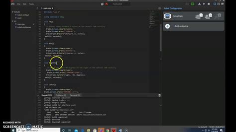Vexcode Functions And Drivetrain Youtube