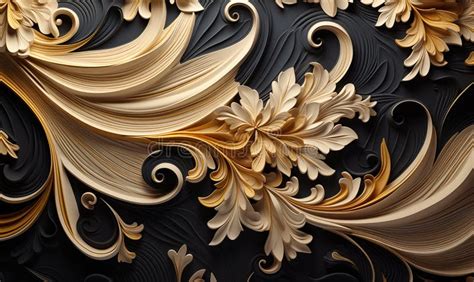 3d rendering abstract background with a wavy pattern stock