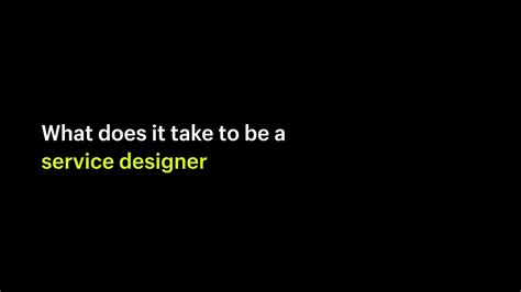 Introduction To Service Design Thinking And Doing Pdf