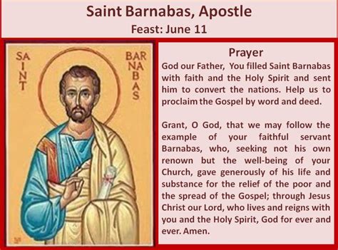 Happy Feast Day Of St Barnabas Mustapha B Mugisa Mr Strategy
