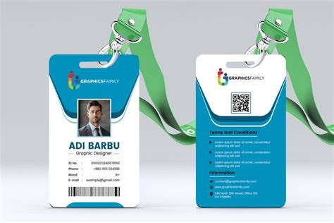 Student Id Card Design Psd File Free Download