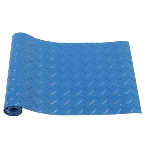 Mxzzand Tapis D Échelle Piscine Antidérapant Bleu pour Piscines